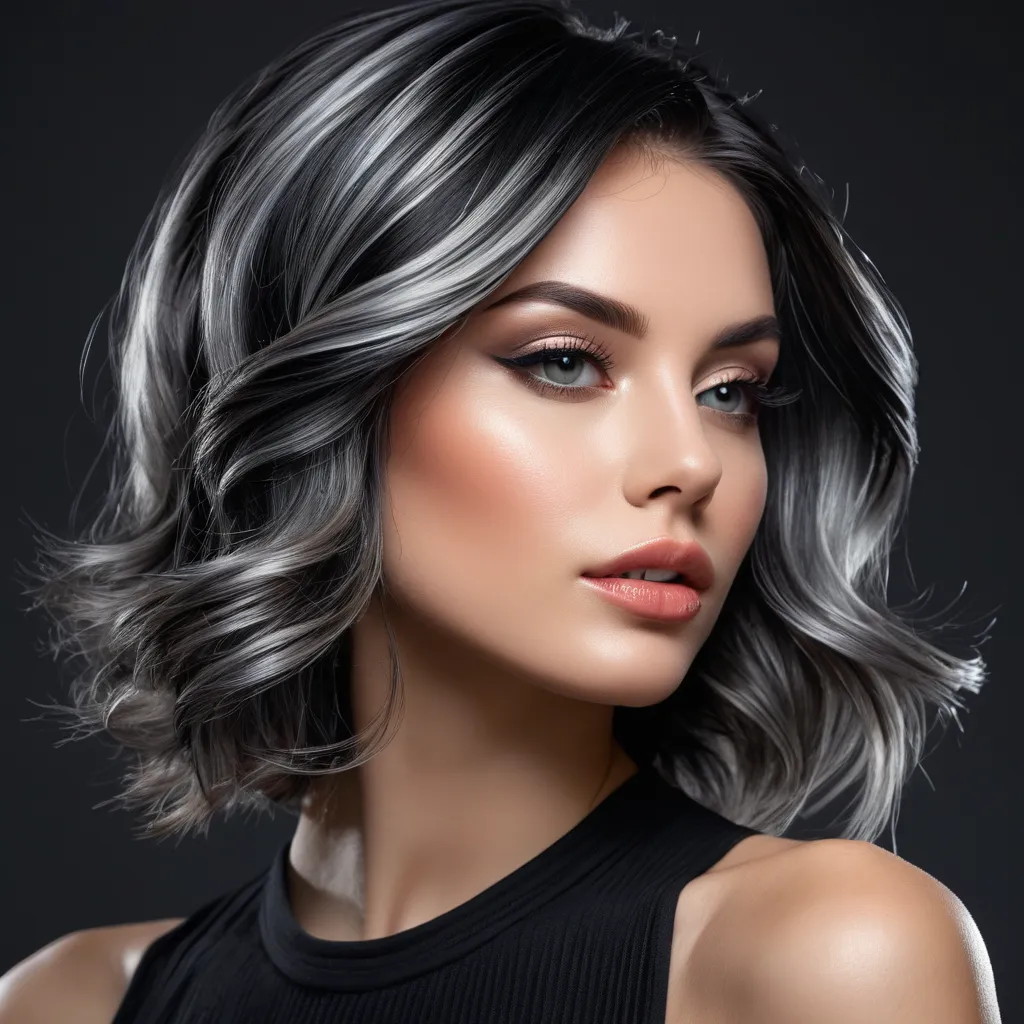 Siyah Saç ve Gri Renk Trendlerinin Bakımı